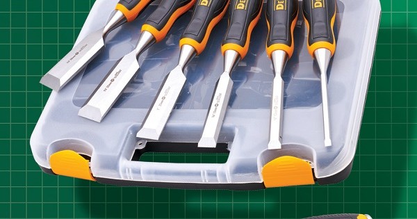DeWalt 6Pcs Chisel Set with free Chisel Knife